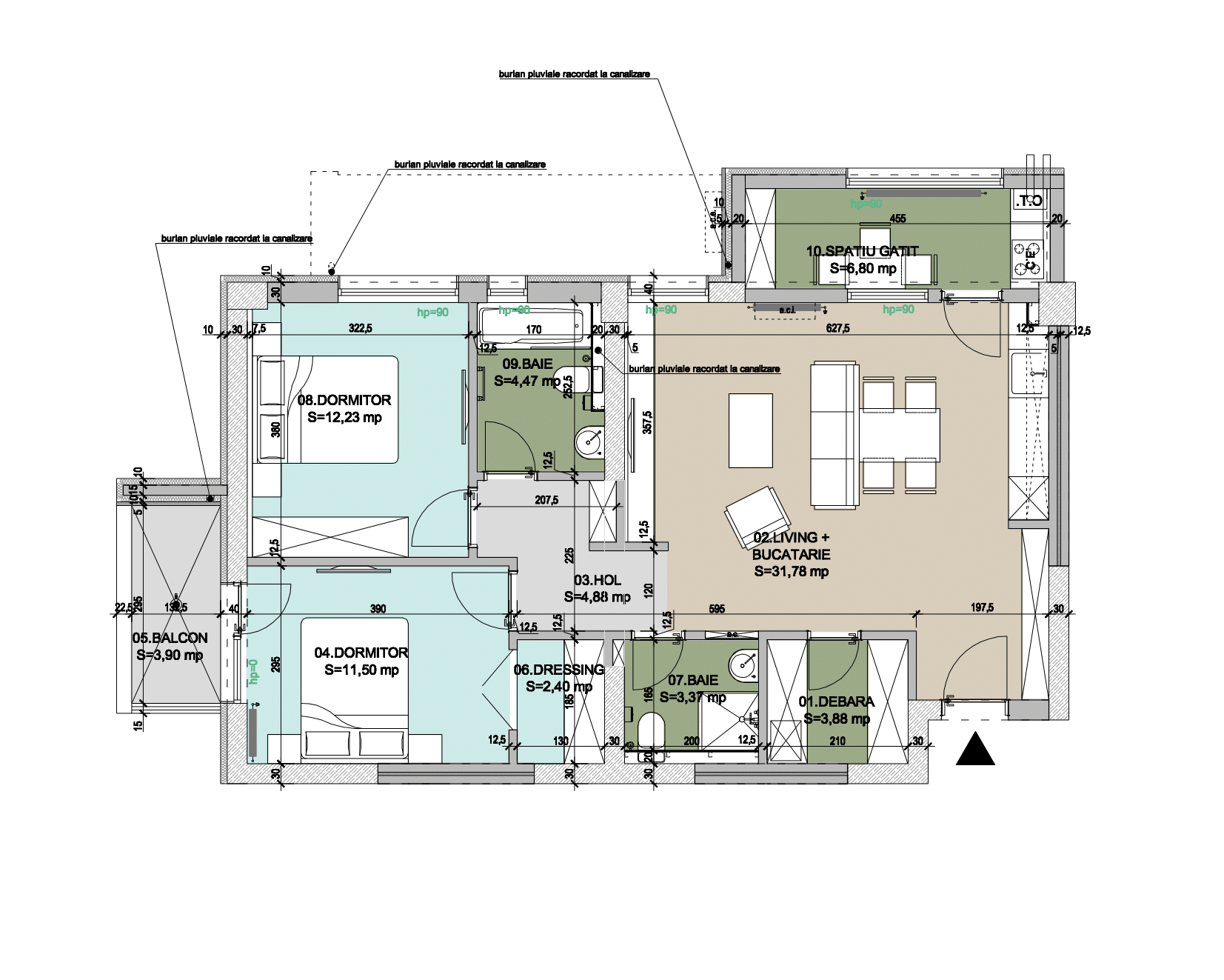 Apartament 2 C – Decebal Residence